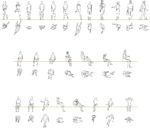 Free People CAD Blocks (Plan & Elevation)